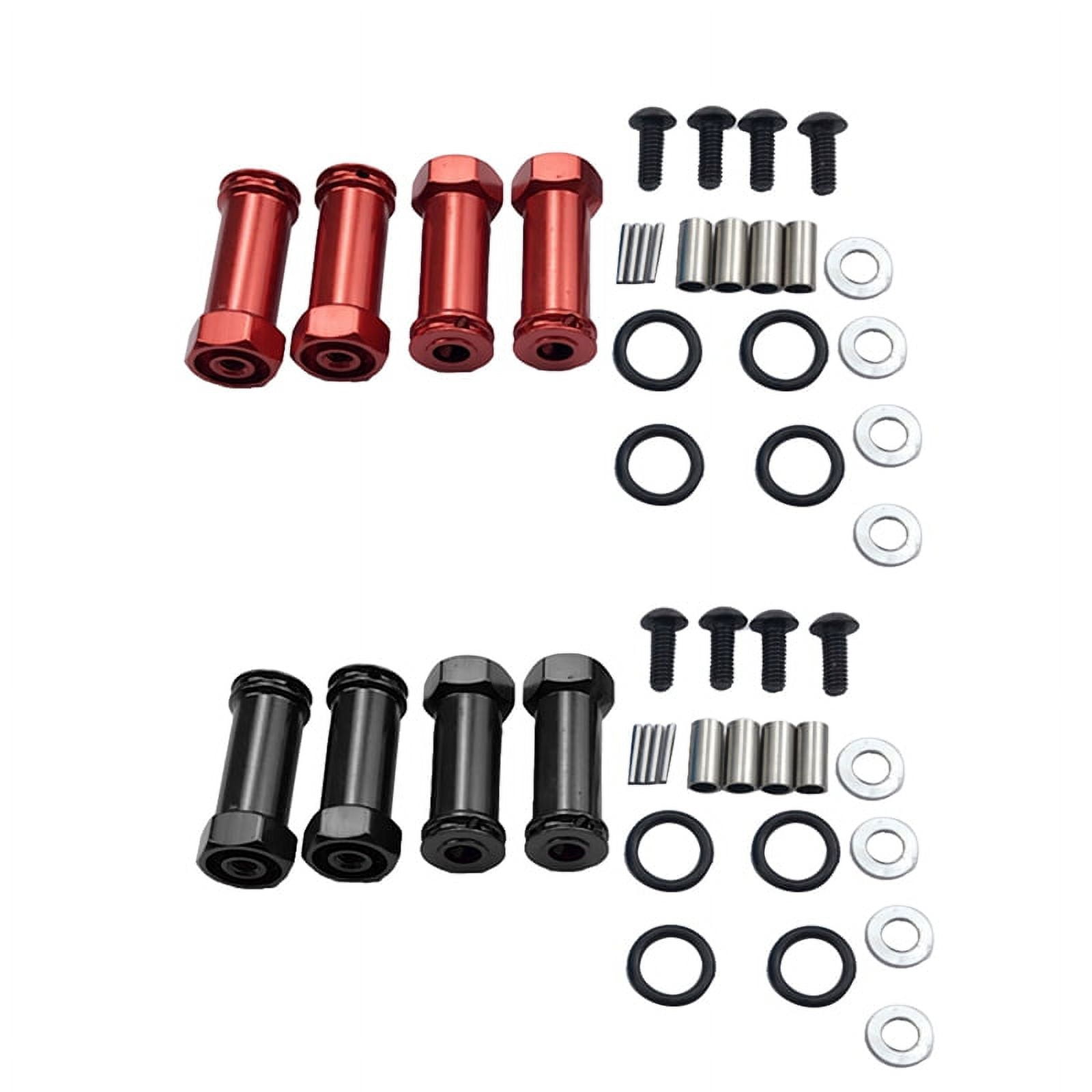 2 Set 12Mm Aluminum Wheel Hex Adapters Extension RC Car Conversion ...