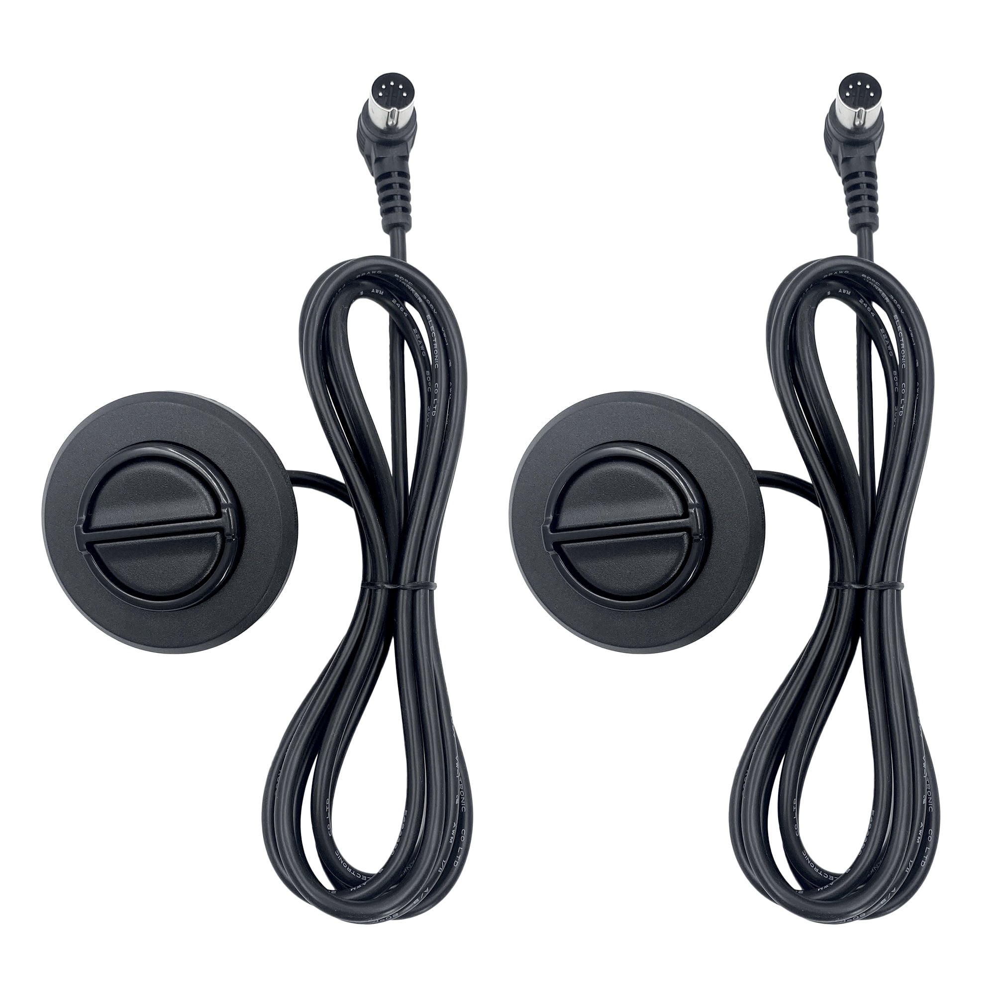 2 Set 2 Button 5 Pin Round Hand Control Switch Handset Replacement for ...