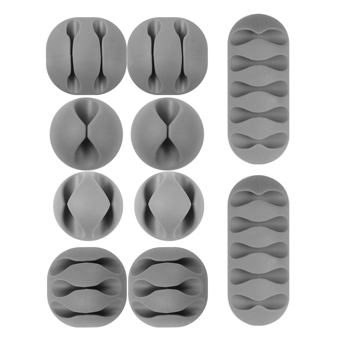 2 Set/20 Cable Clip Organizer Cord Clip Organizer Cable Organier Wire ...