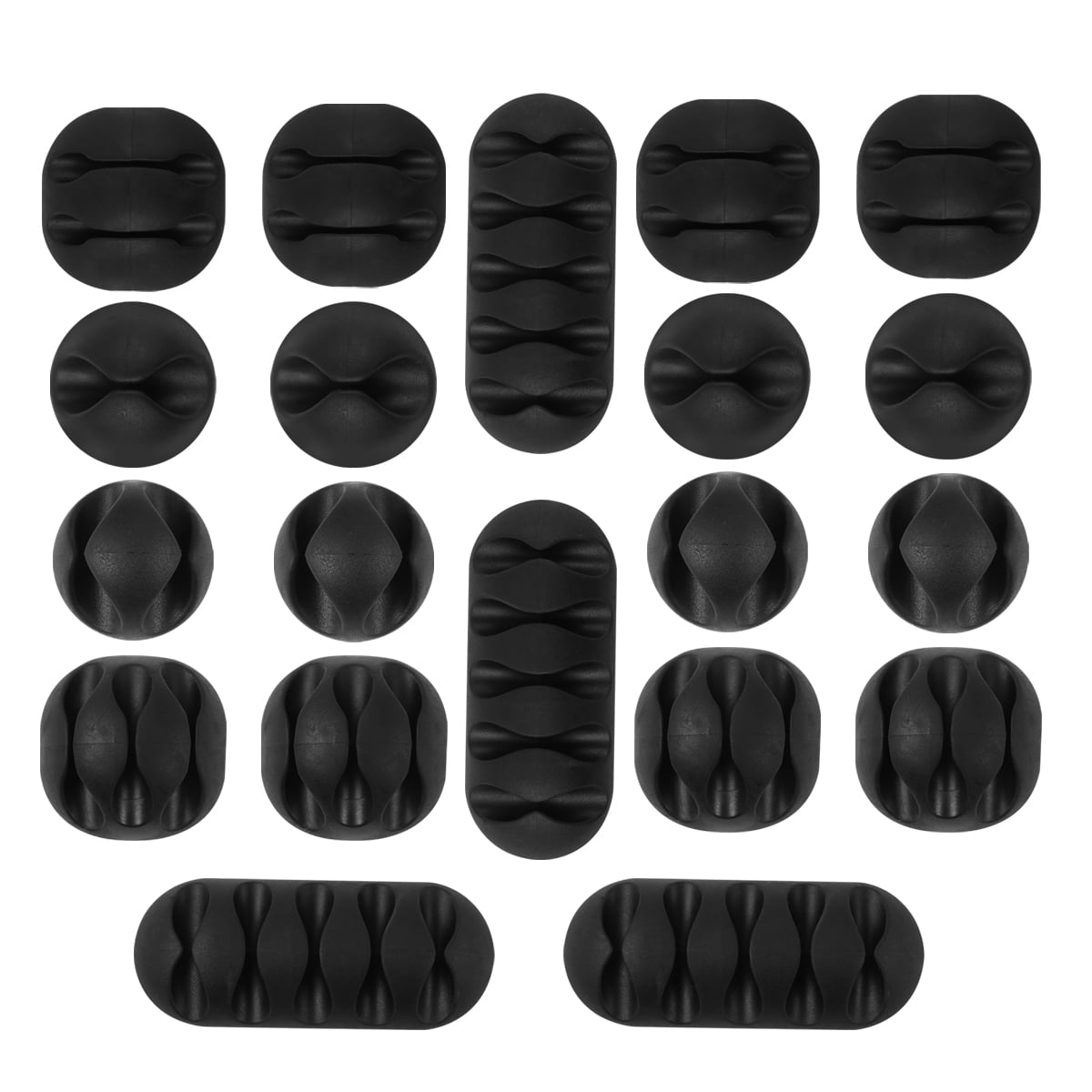 MOKKHNB Cable Clamp Set Desktop Accessories Flexible 20 Pcs - Walmart.com
