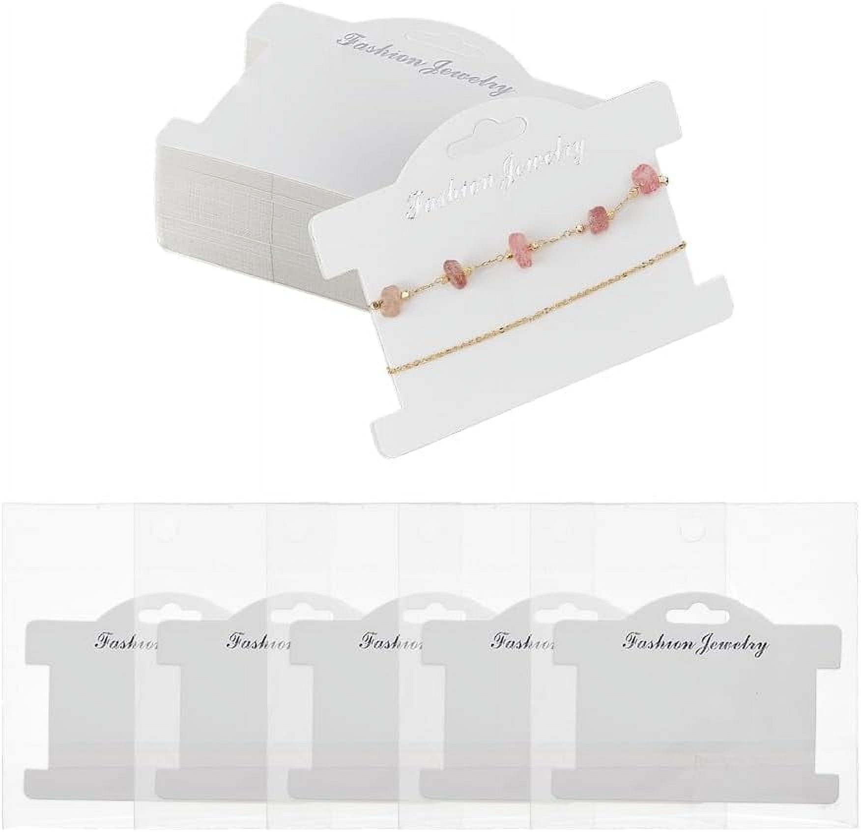 2 Set 200 Sets Jewelry Display Cards 2.75x3.77inch Blank Paper Cards ...
