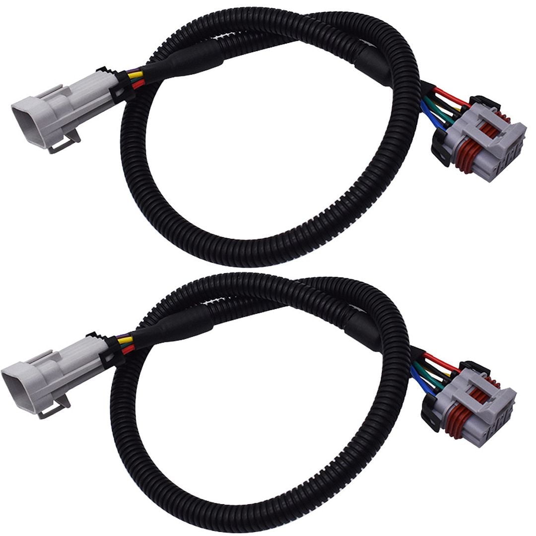 2 Set 24 inch Ignition Coil Extension Harness Relocation Fit for LS1 ...