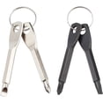 2 Set (4pcs) Portable Multifunction Key Chain Screwdriver Mini Key ...