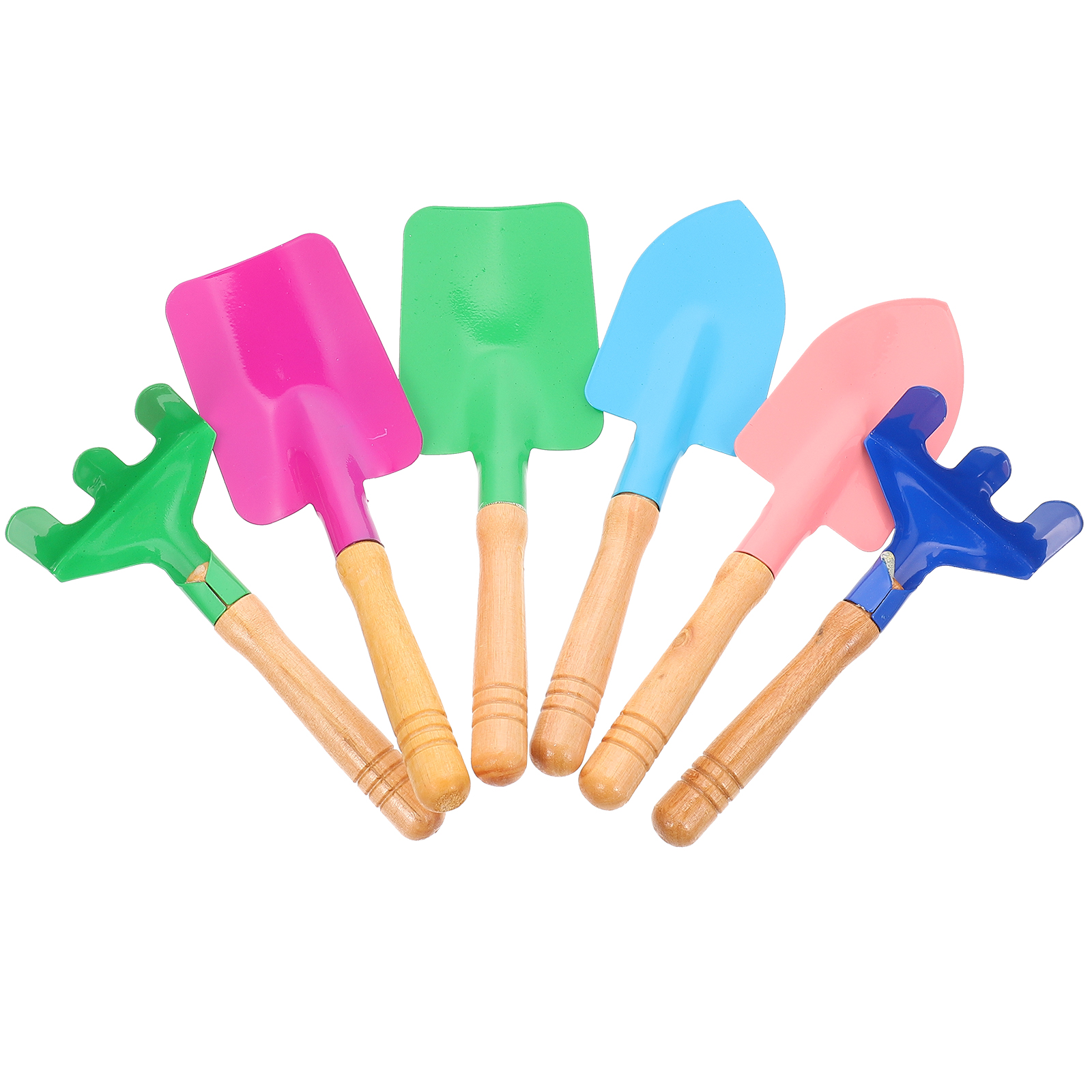 2 Set/6 Tiller Garden Trowels Hand Tool Kids Toys Mini Toddler ...
