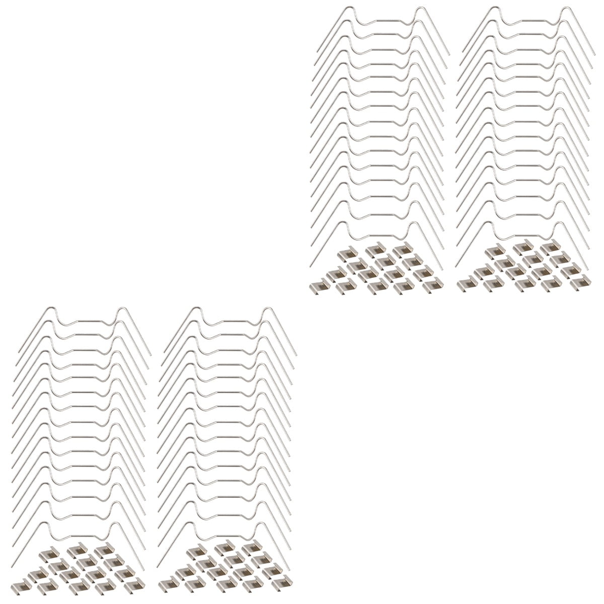 2 Set/60PCS Gardening Fixing Buckle Spring Wire Glazing Clip Clips ...