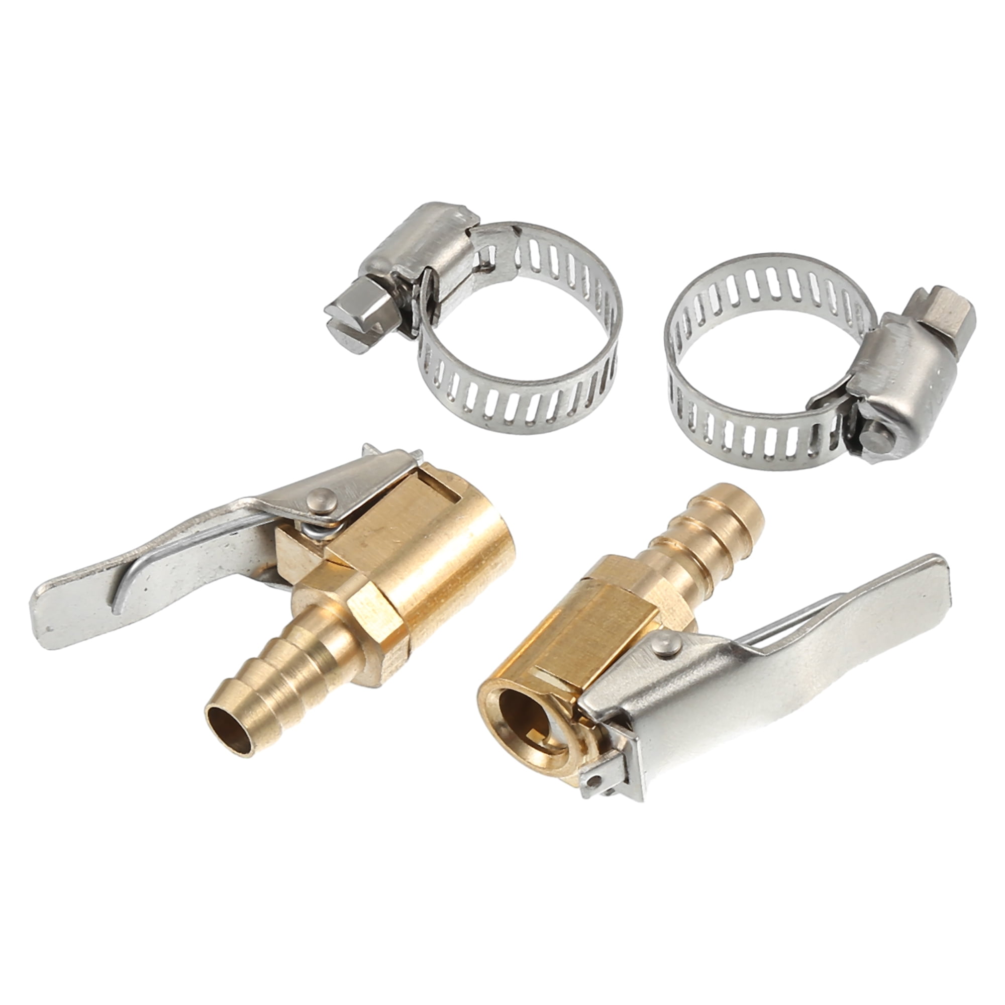 2 Set 8mm Auto Tire Chuck Clip Air Inflator Compressor Pump Adapter ...