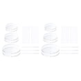 Acrylic Round Cake Disk Set - Cake Discs Circle Base Boards with Center ...