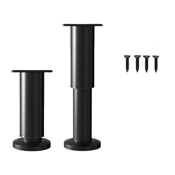 2 Set Adjustable Metal Furniture Legs Sofa Support Legs for Bed Cabinet ...