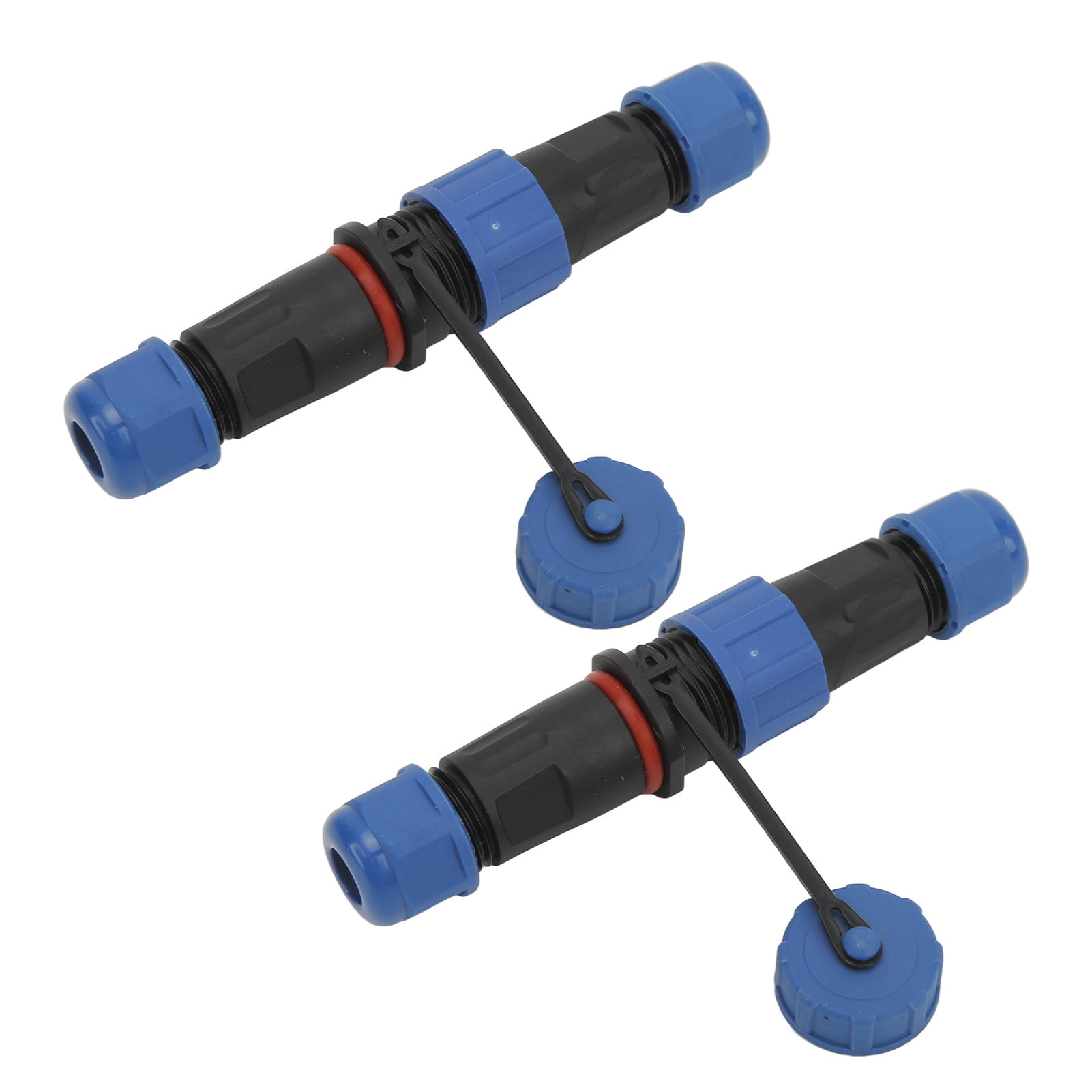 2 Set Aviation Waterproof Connector 2 Pin Male Female Cable Plug Socket ...