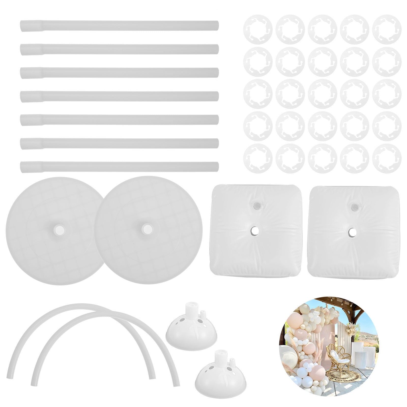 2 Set Balloon Column Kit for Kids, Balloon Column Stand with Base, 81 ...