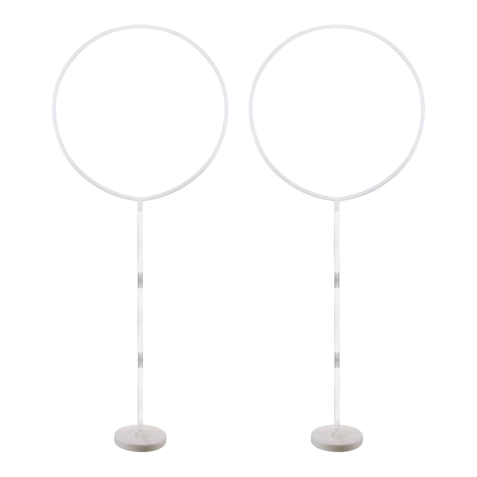 2 Set Balloon Stands for Floor, 59inch Balloon Sticks with Base Round ...