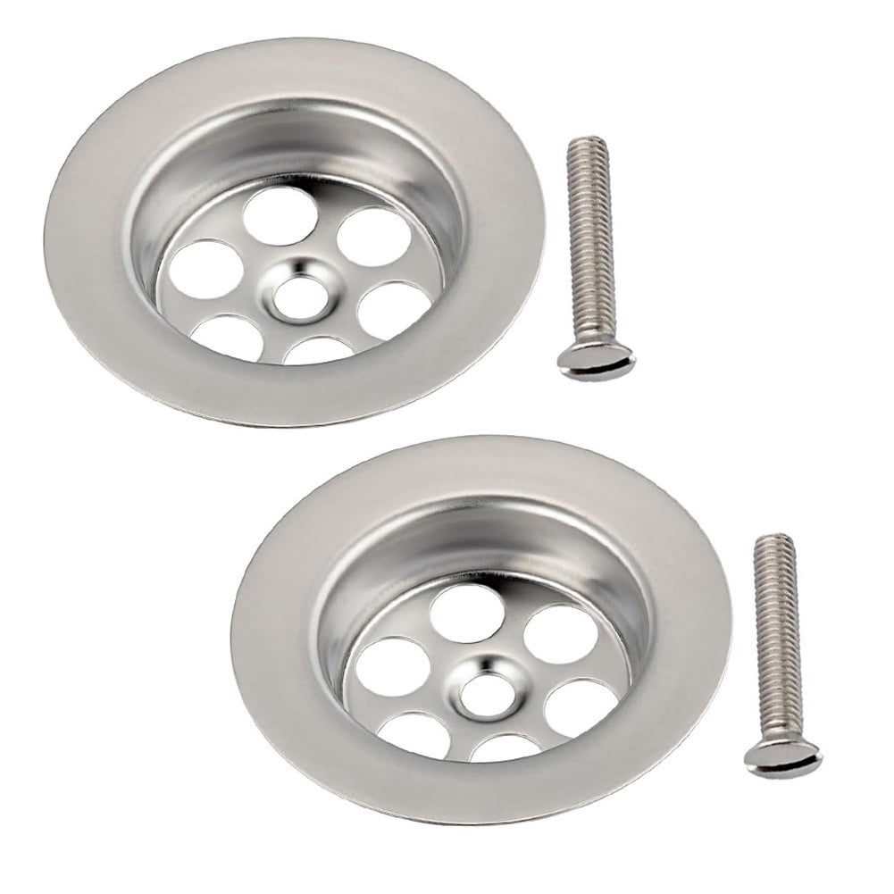 2 Set Bath Plug Hole Spare with Screw - Walmart.com