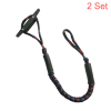 2 Set Boat Bungee Dock Line Boat Tie Down Ropes with Stainless Steel ...