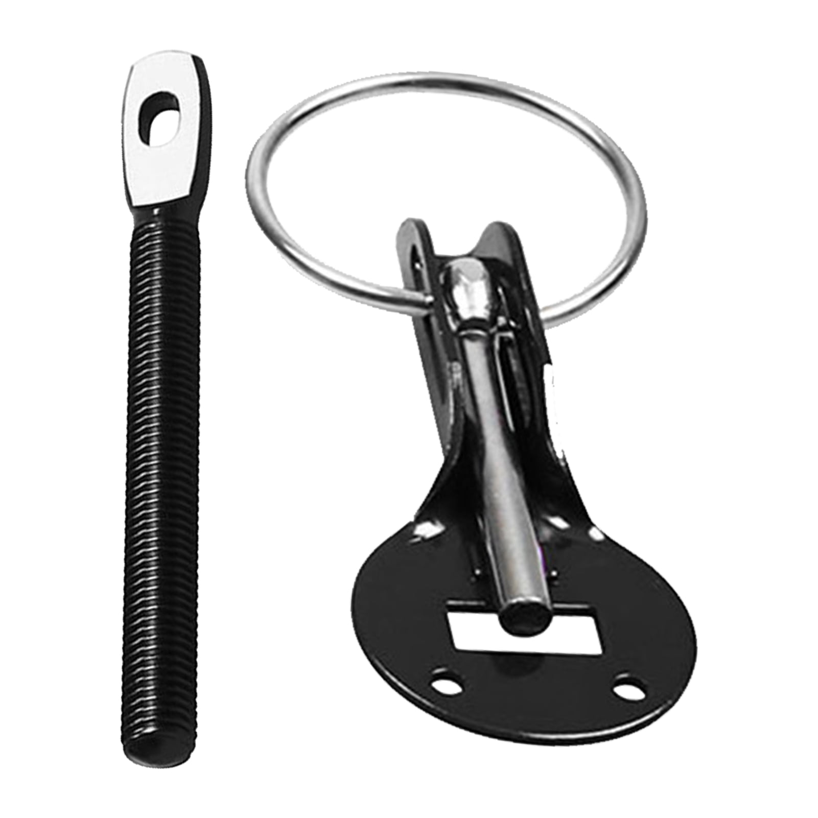 2 Set Bonnet Lock Pin Durable Modified Parts Aluminum Alloy Hood Latch ...