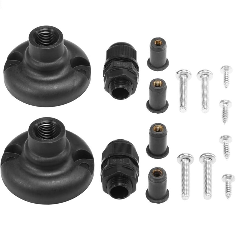 2 Set Canopy Mount Bases Sun Shade Installation Base for Kayak Boat ...