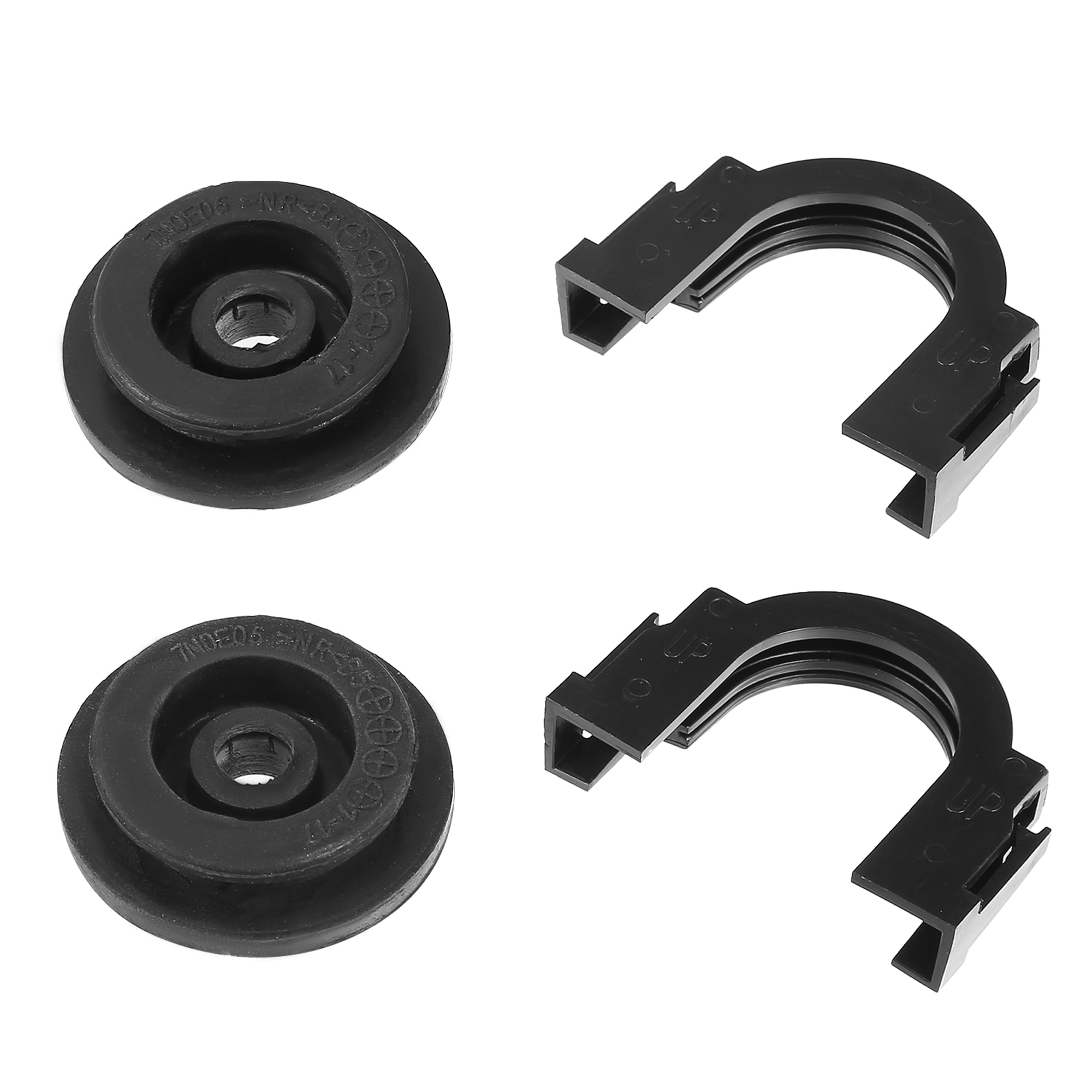 2 Set Car Upper Radiator Mount Bushing Bracket 21506-6M100 21542-CA000 ...