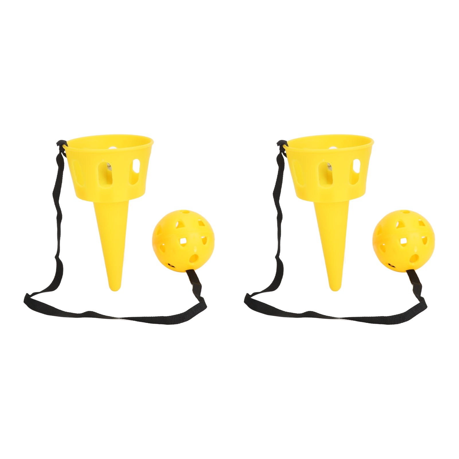 2 Set Catch A Ball Set Plastic Matte Surface Stable Grip Throw and ...