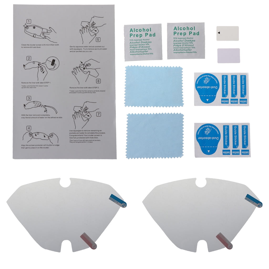 2 Set Cluster Scratch Cluster Screen for Protection Film Protector ...
