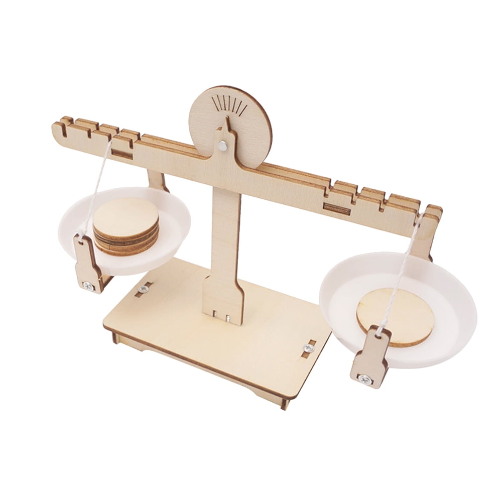 2 Set DIY Balance Scale Toy Creative Educational Playthings Wooden ...