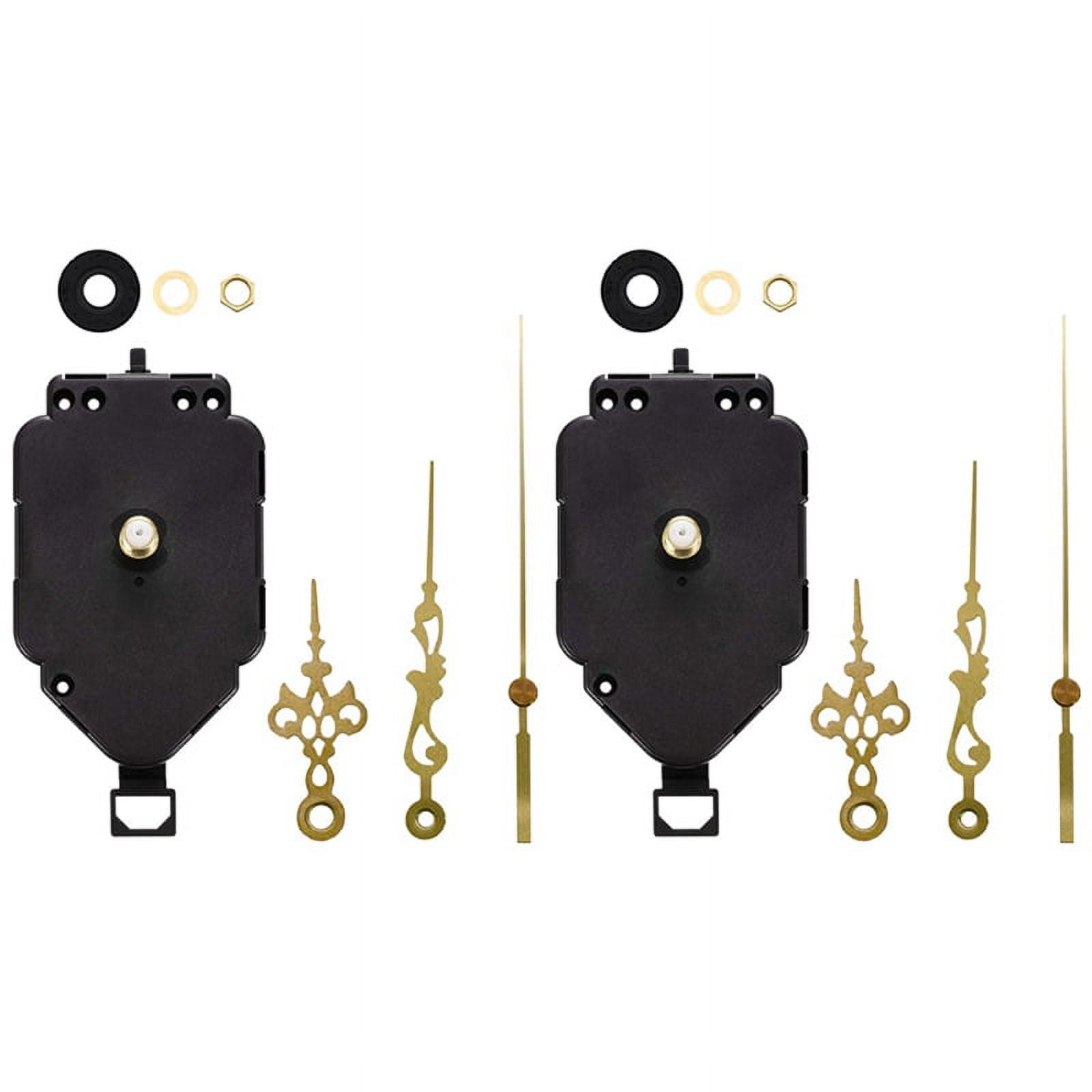 2 Set DIY Clock Movement Kit Oscillating Movement with Hands Quartz ...