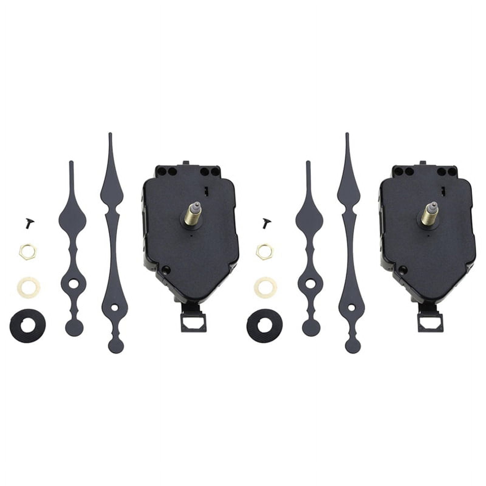 2 Set DIY Clock Movement Kit Oscillating with Hands Quartz Repair Parts ...