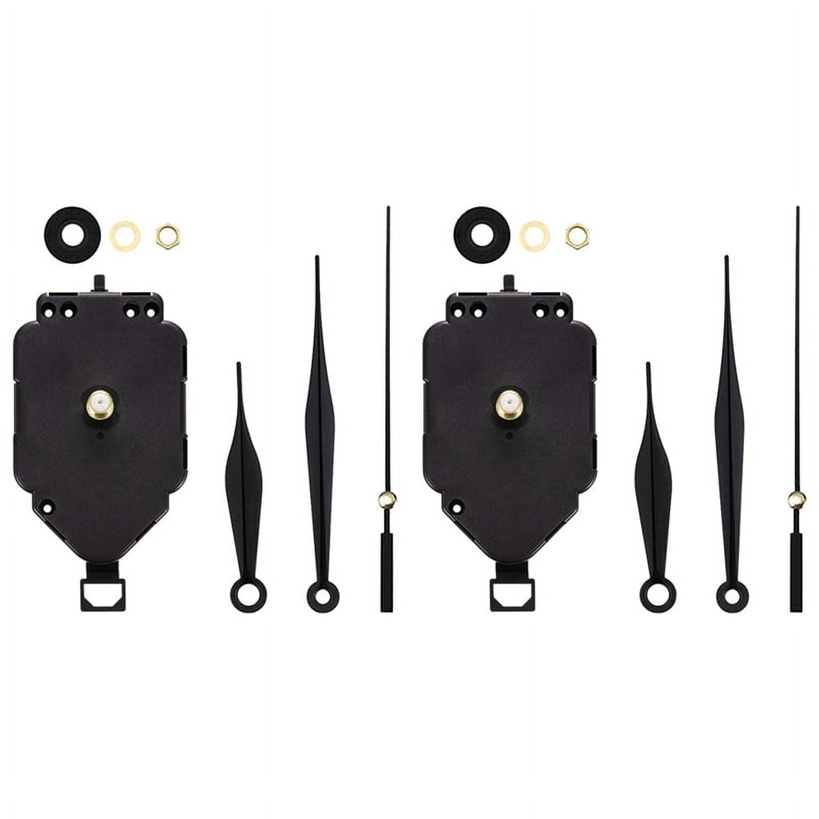 2 Set DIY Clock Movement Kit Oscillating with Hands Quartz Repair Parts ...