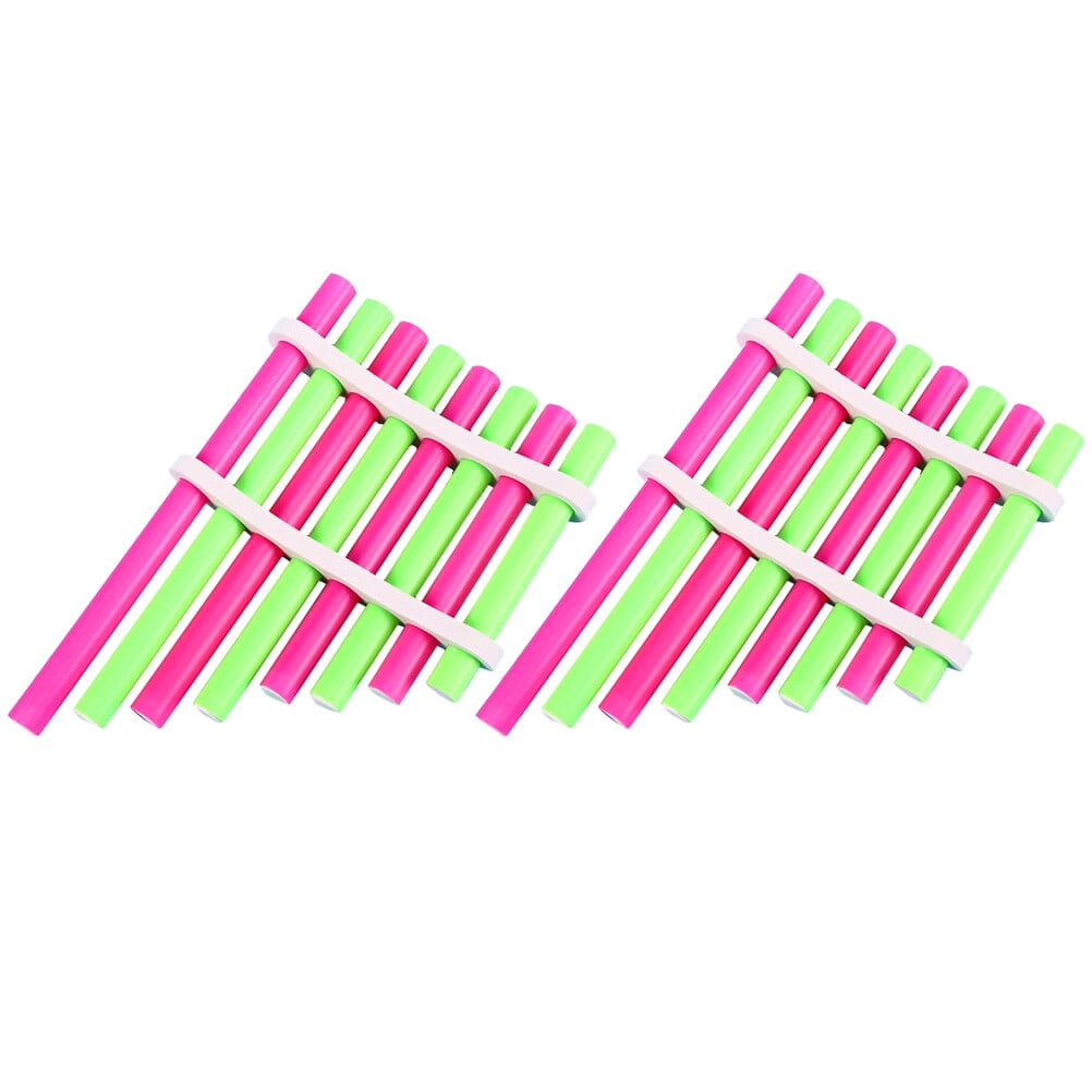 2 Set DIY Homemade Panpipe Student Science Experiment Toy Musical ...