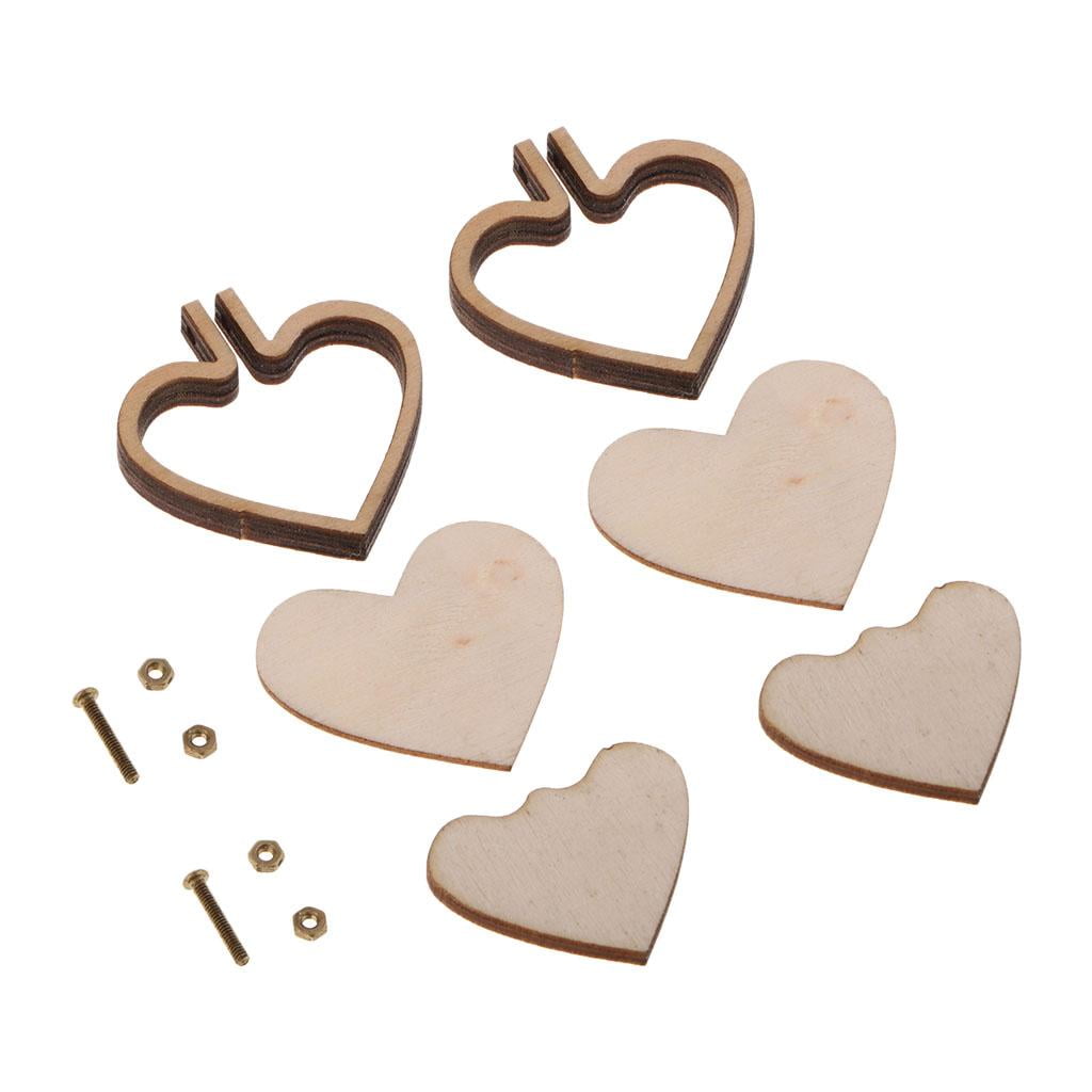 2 Set DIY Wooden Stitch Hoop Mini Embroidery Circle Sewing Arts, Fabric ...