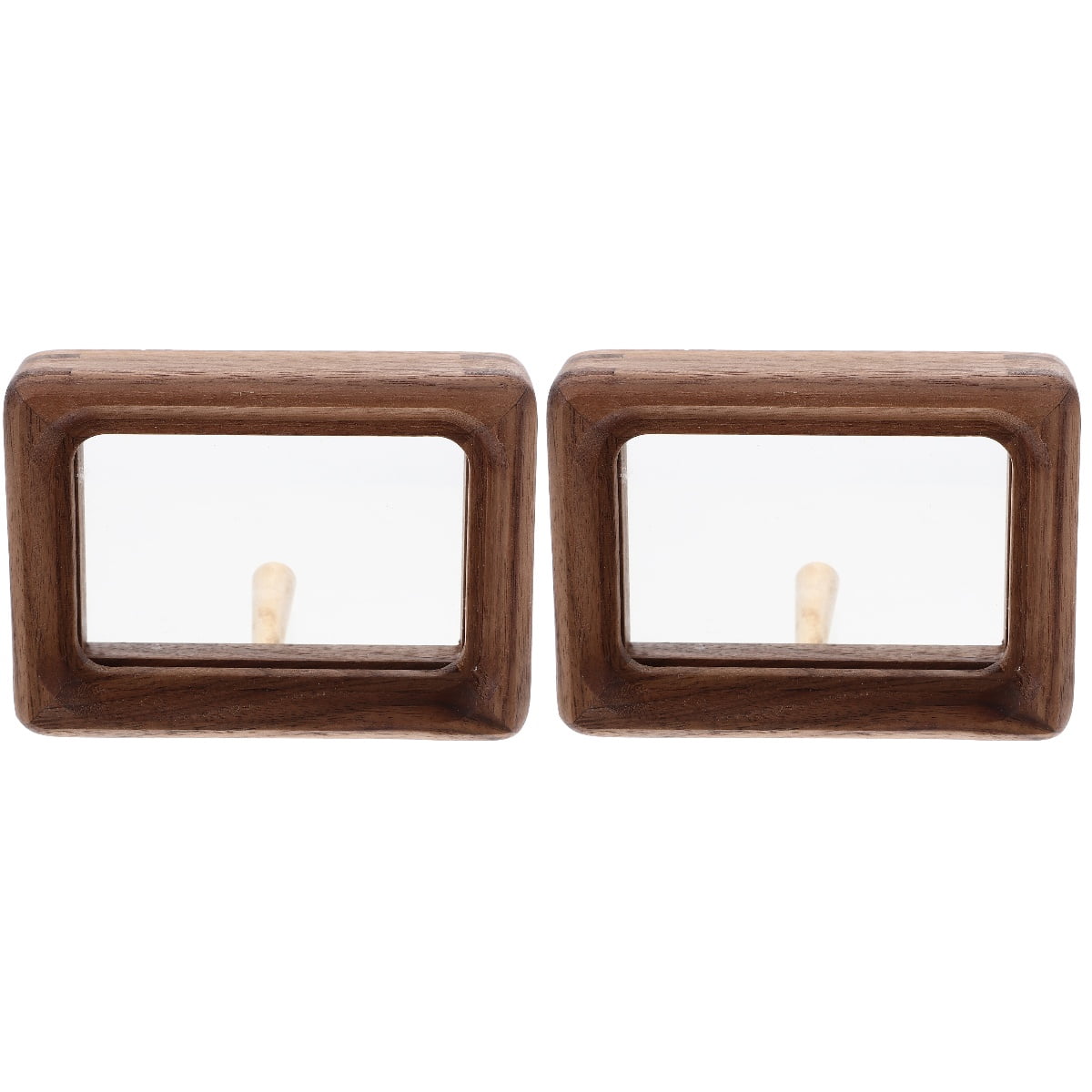 2 Set Decor Home Rustic Wood Photo Frame Rectangle Decorate Embossed ...