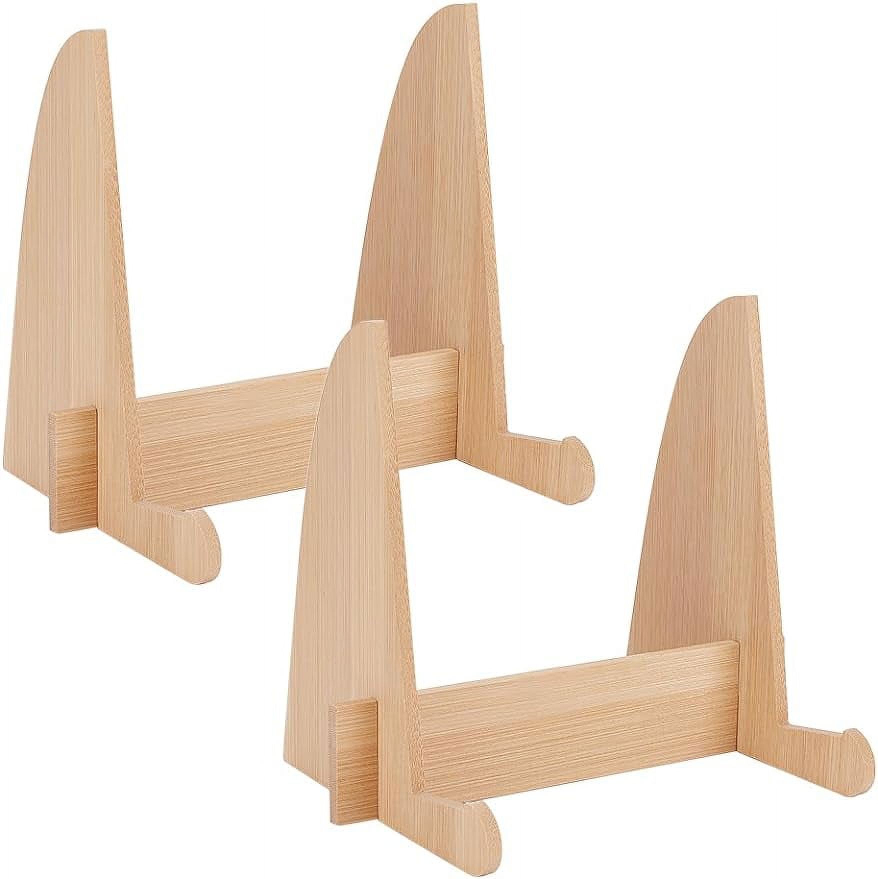 2 Set Detachable Bamboo Cookbook Recipe Stands 5.5x7x6.5inch Tablet ...