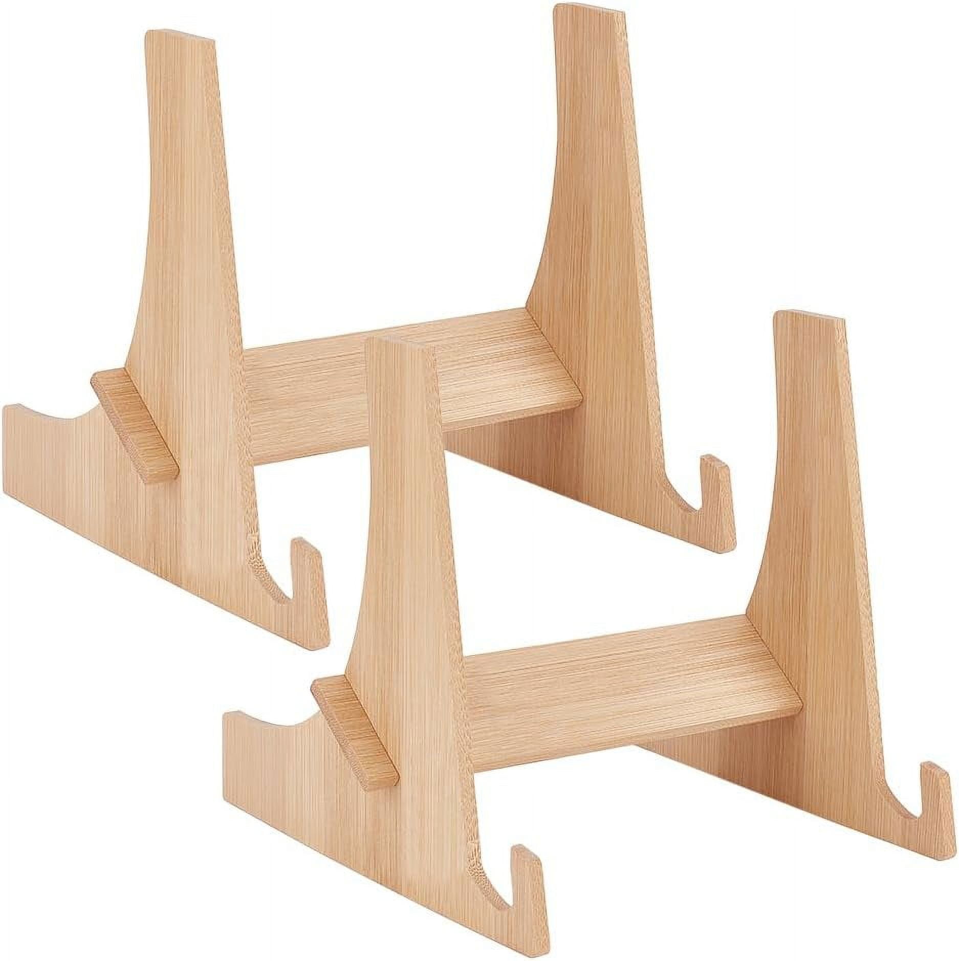 2 Set Detachable Bamboo Cookbook Recipe Stands 7x7x6.5inch Tablet ...