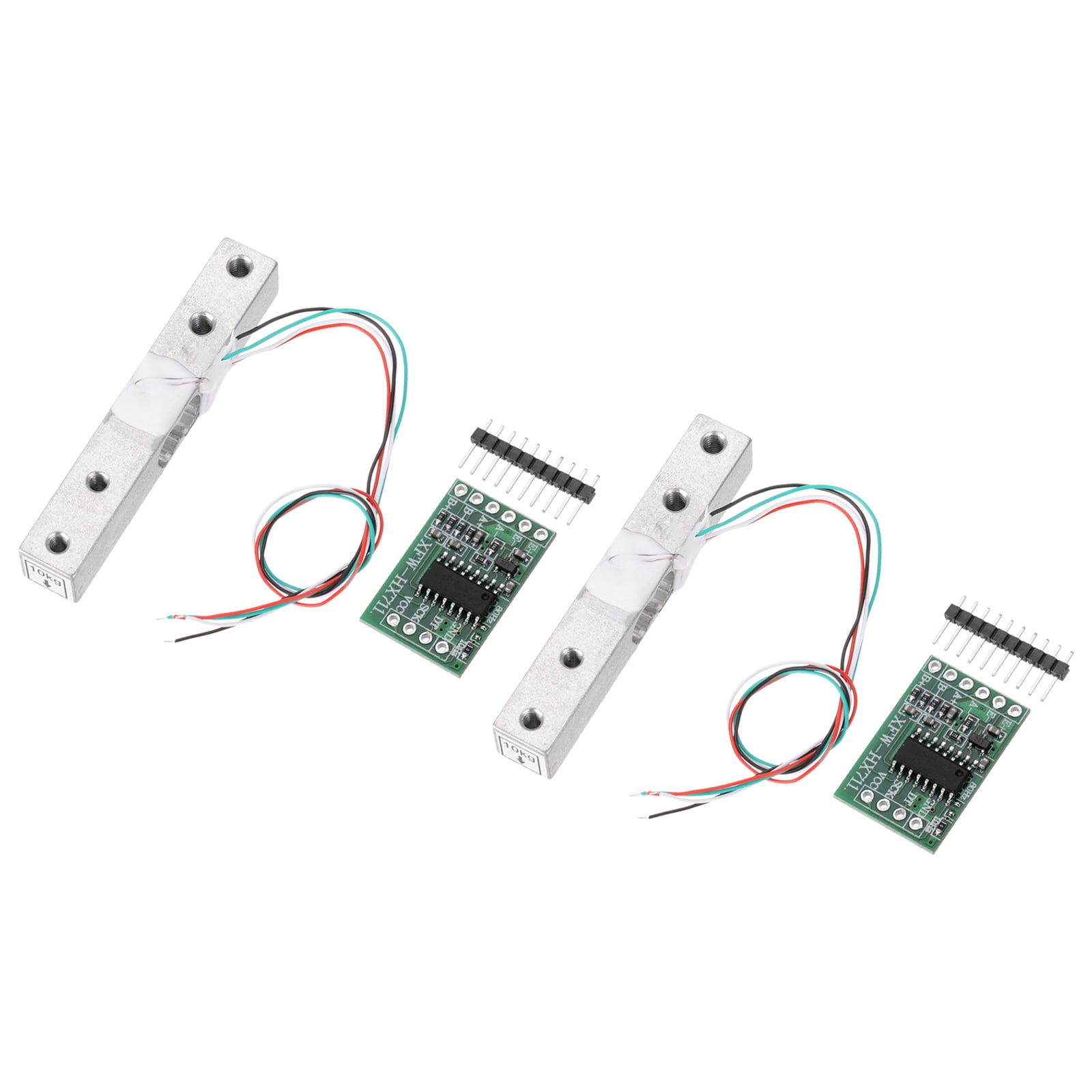2 Set Digital Load Cell Weight Sensor 10KG + HX711 Module Weighing ...