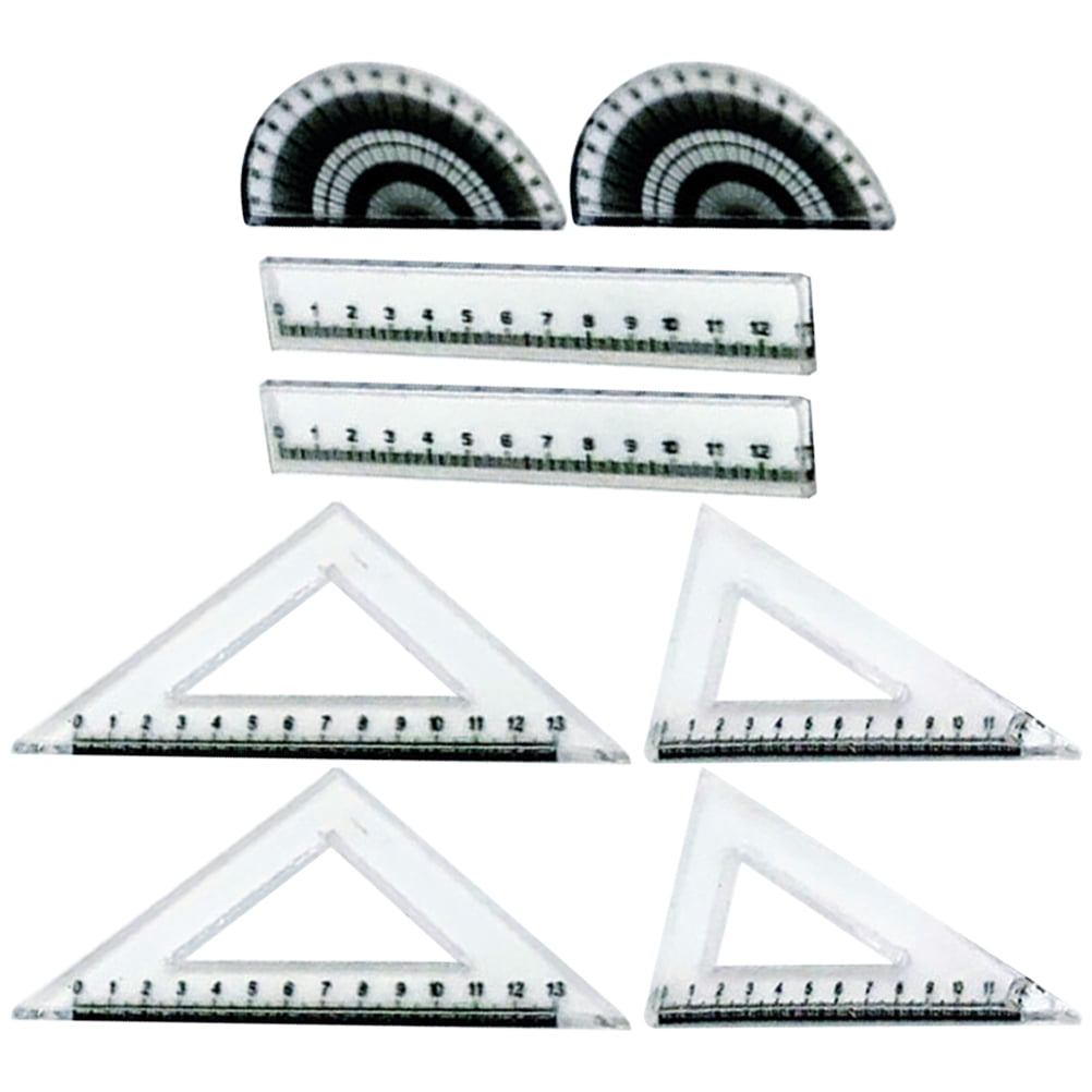 2 Set Doll House Ruler for Crafts Miniature Rulers Scale School ...