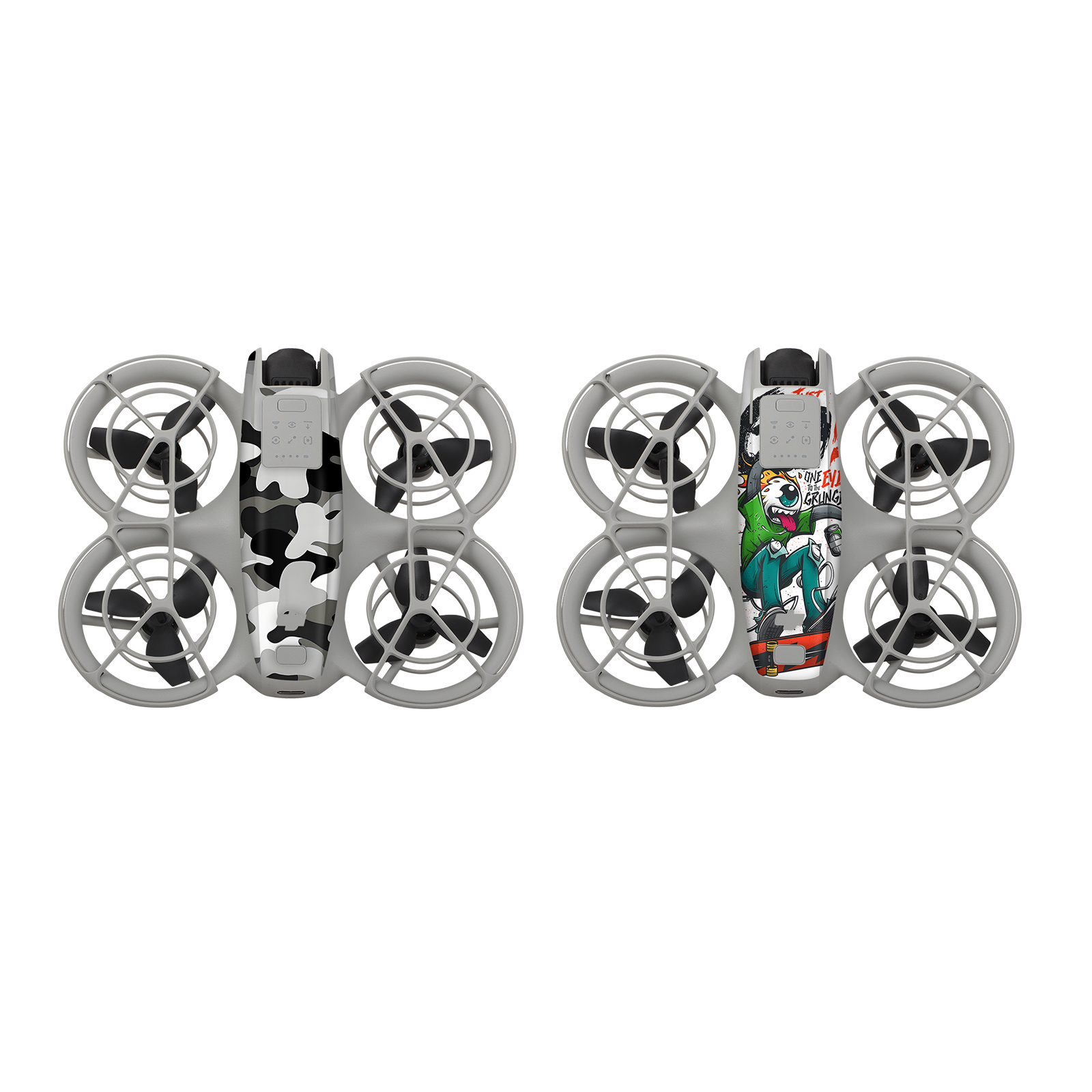 2 Set Drone Body Skin Stickers for DJI NEO,Waterproof Sticker Decal ...