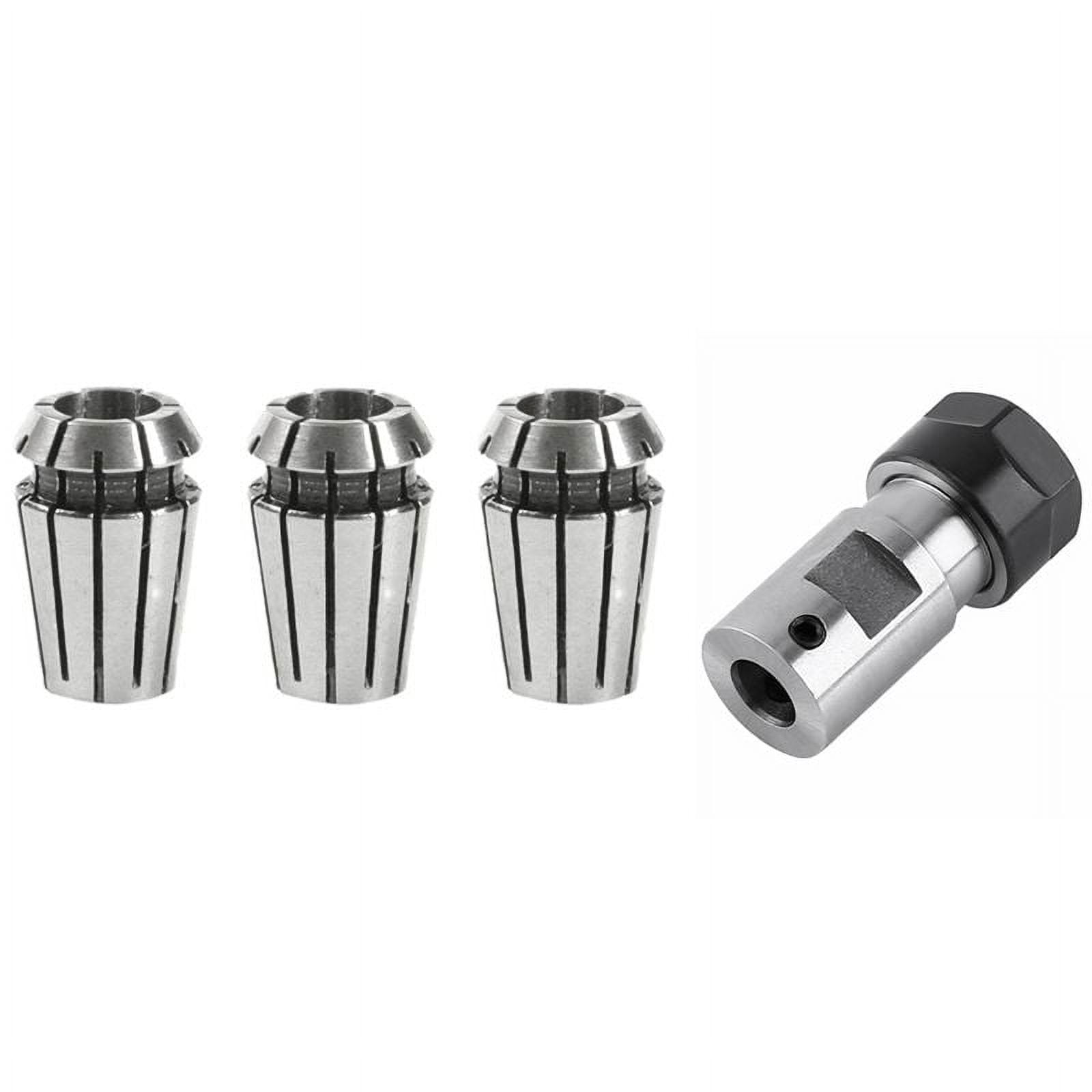 2 Set ER11 Collet Chuck Motor Shaft Extension Rod Spindle Collet Lathe Tools Holder Inner 8MM ...