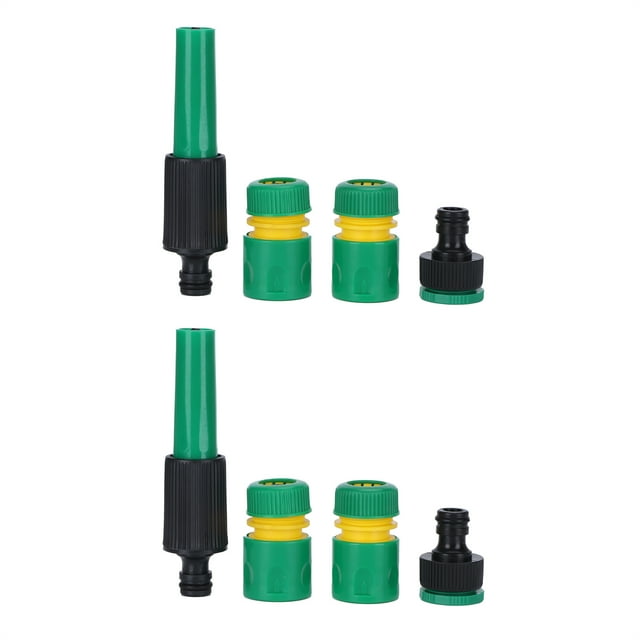 2 Set G1/2 Hose Pipe Water Sprayer Connector Set Water Watering Garden ...