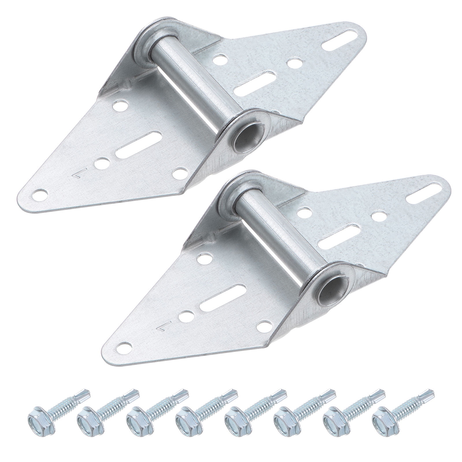 2 Set Garage Door Hinge #1 Hinge, 14 Gauge Steel with Galvanized Finish ...