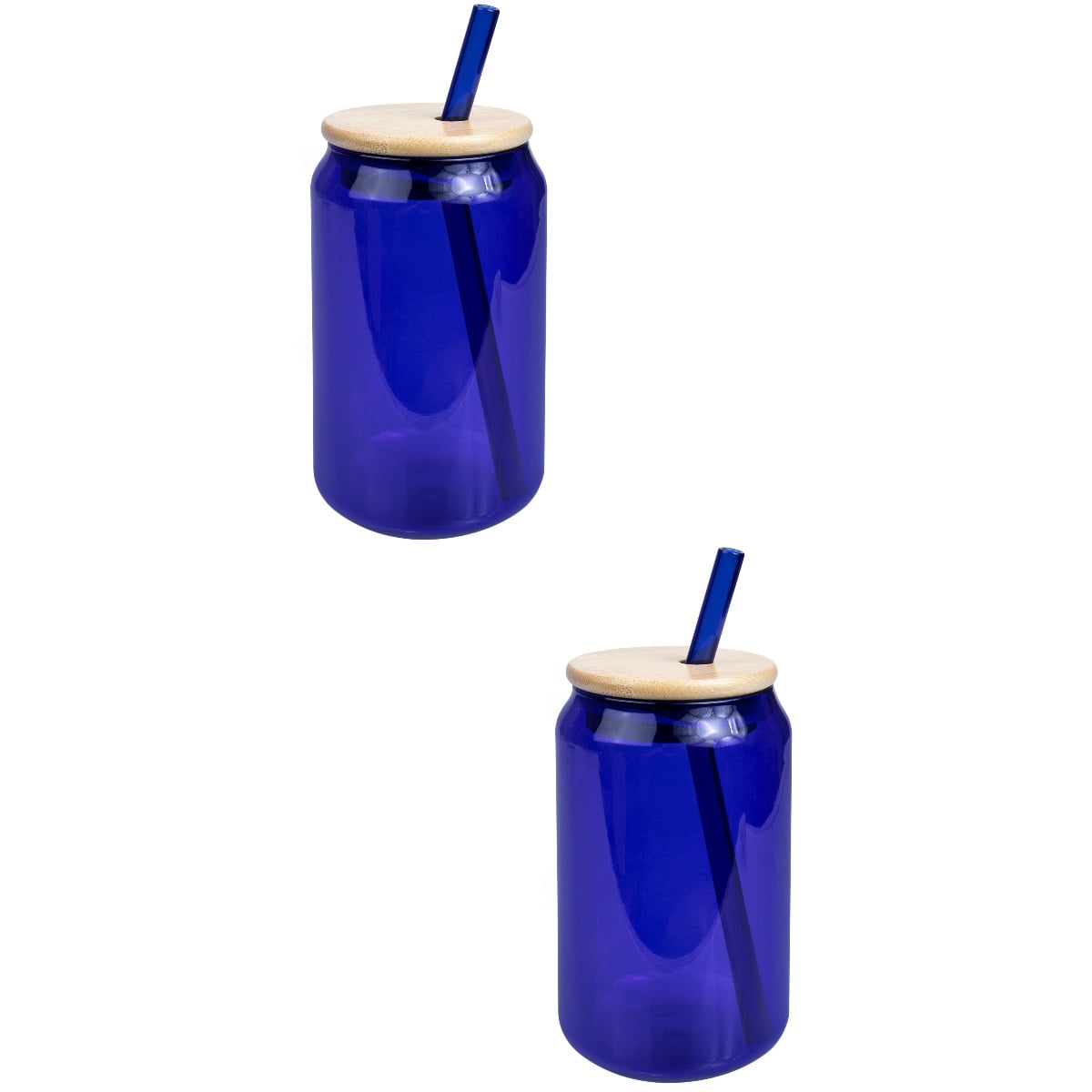 2 Set Glass Decor Cup Multi-function Juice Coffee Cups Mug with Lid ...