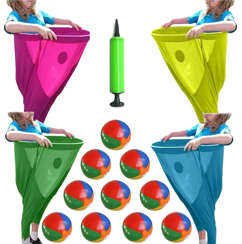 2 Set Granny Pants Yard Game Set, Group Ball Activity Fun Yard Games ...