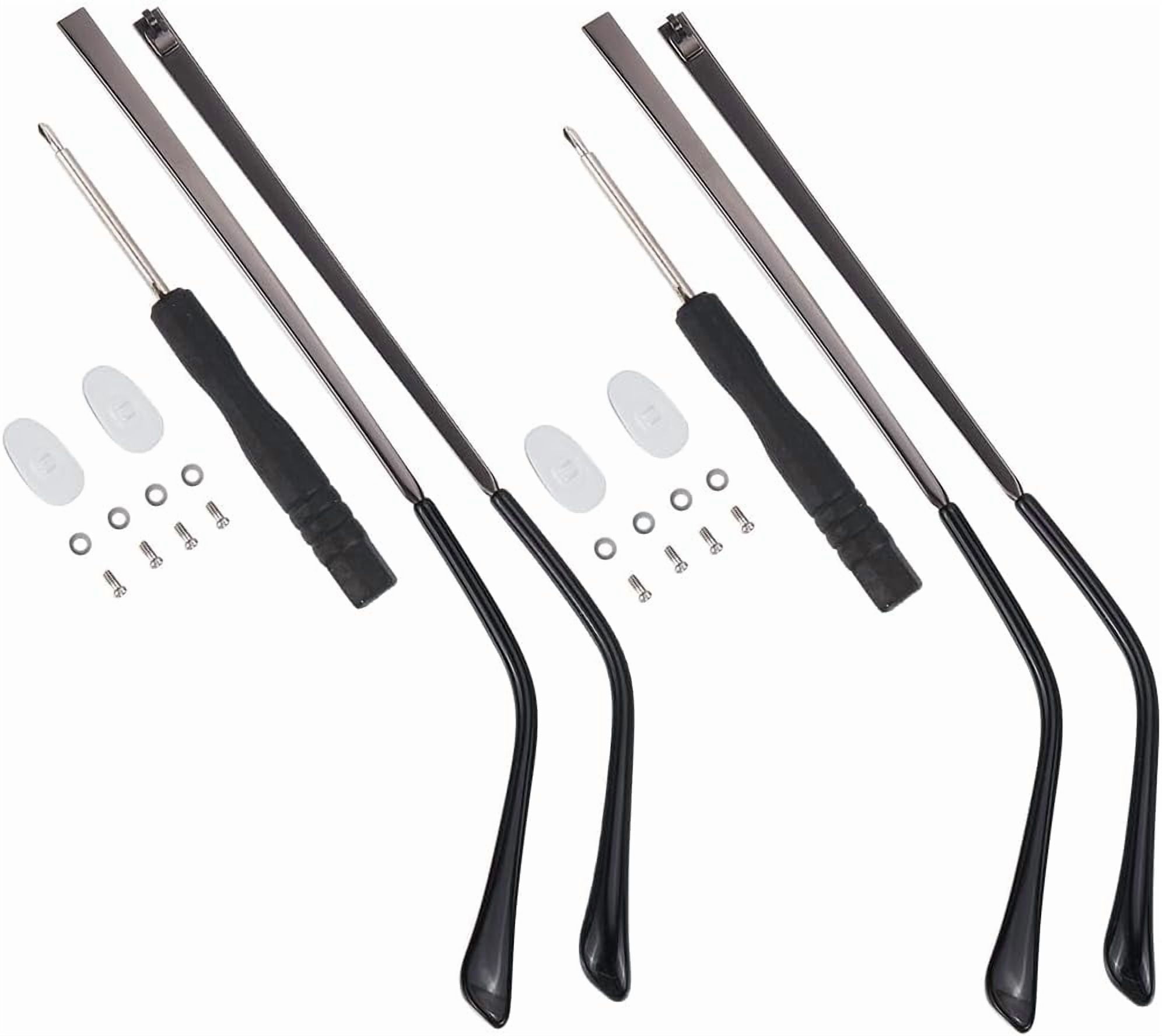 2 Set Gunmetal Glasses Temple Arms Eyeglasses Replacement Leg ...