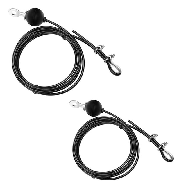 2 Set Gym Adjustable Cable Wire Rope Heavy Duty Steel Replacement Parts ...
