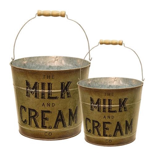 2/Set Milk & Cream Buckets - Walmart.com