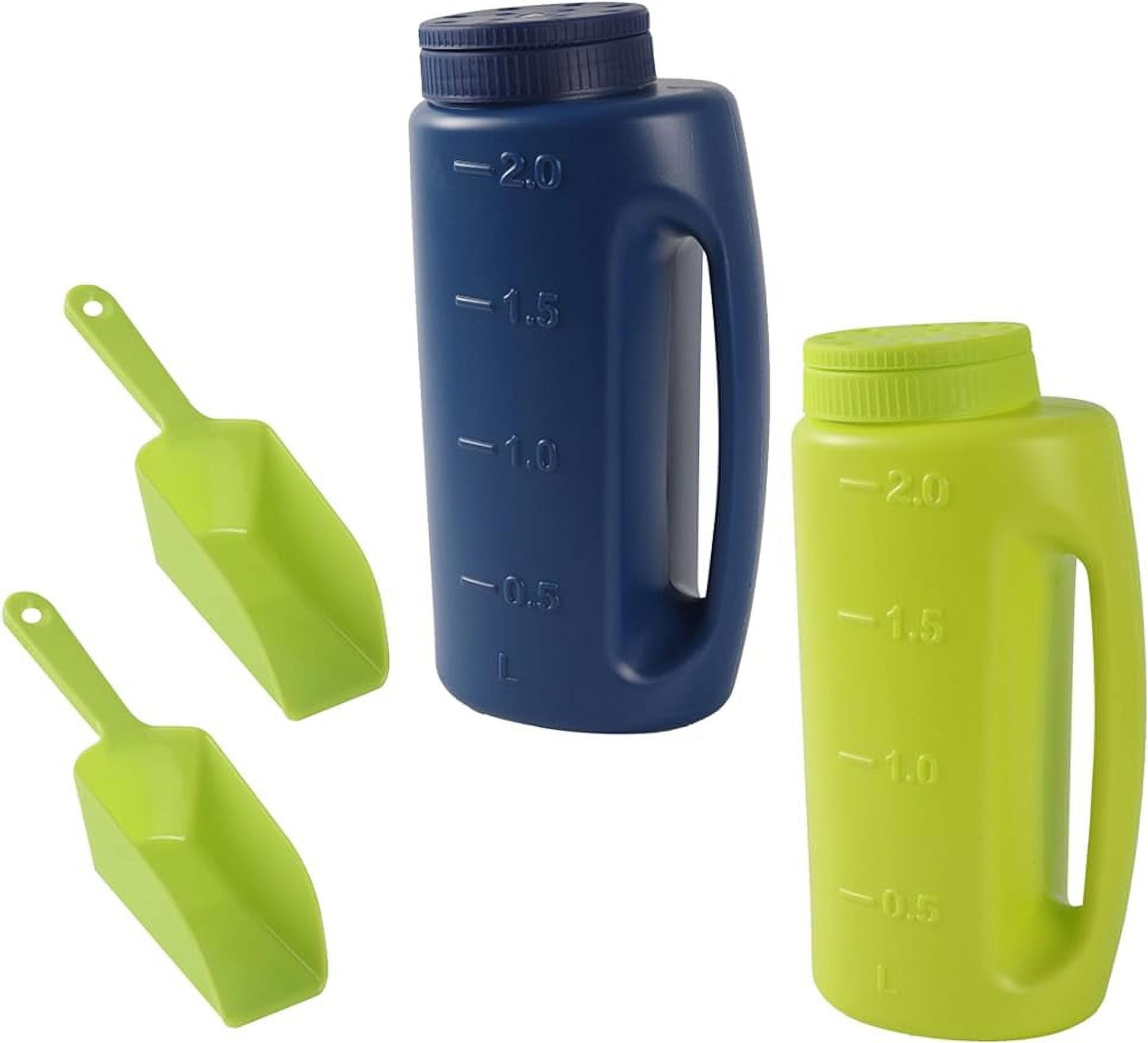 (2-Set) Multipurpose 2L Handheld Spreaders - Handheld Shakers for Seeds ...