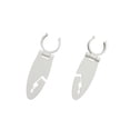2 Set Paddle Board & Kayak Clips Universal 5-7 Inch Fit PP Plastic ...