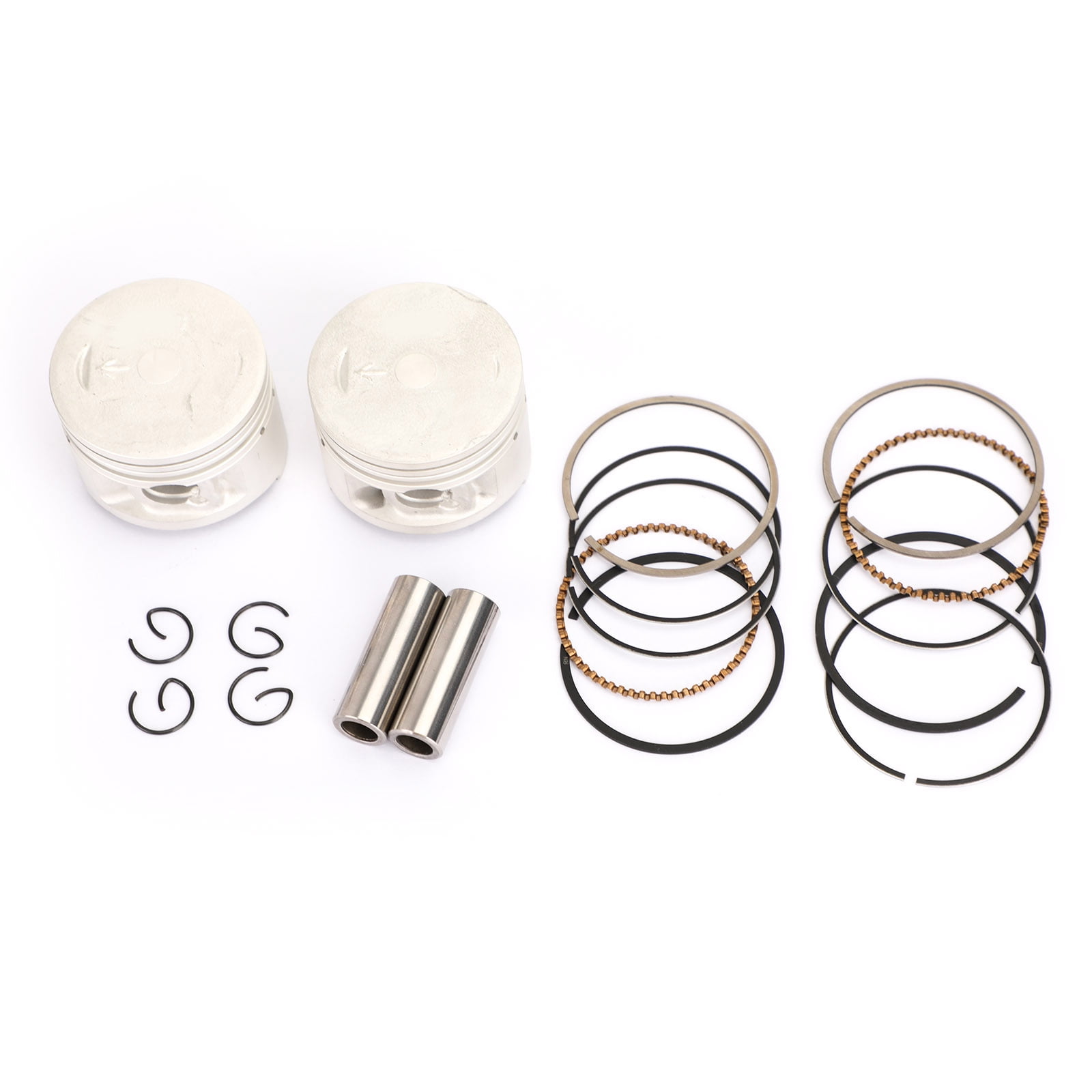 2 Set Piston Ring Pin Kit Std 49Mm For Yamaha Xv250 V-Star Virago Route ...