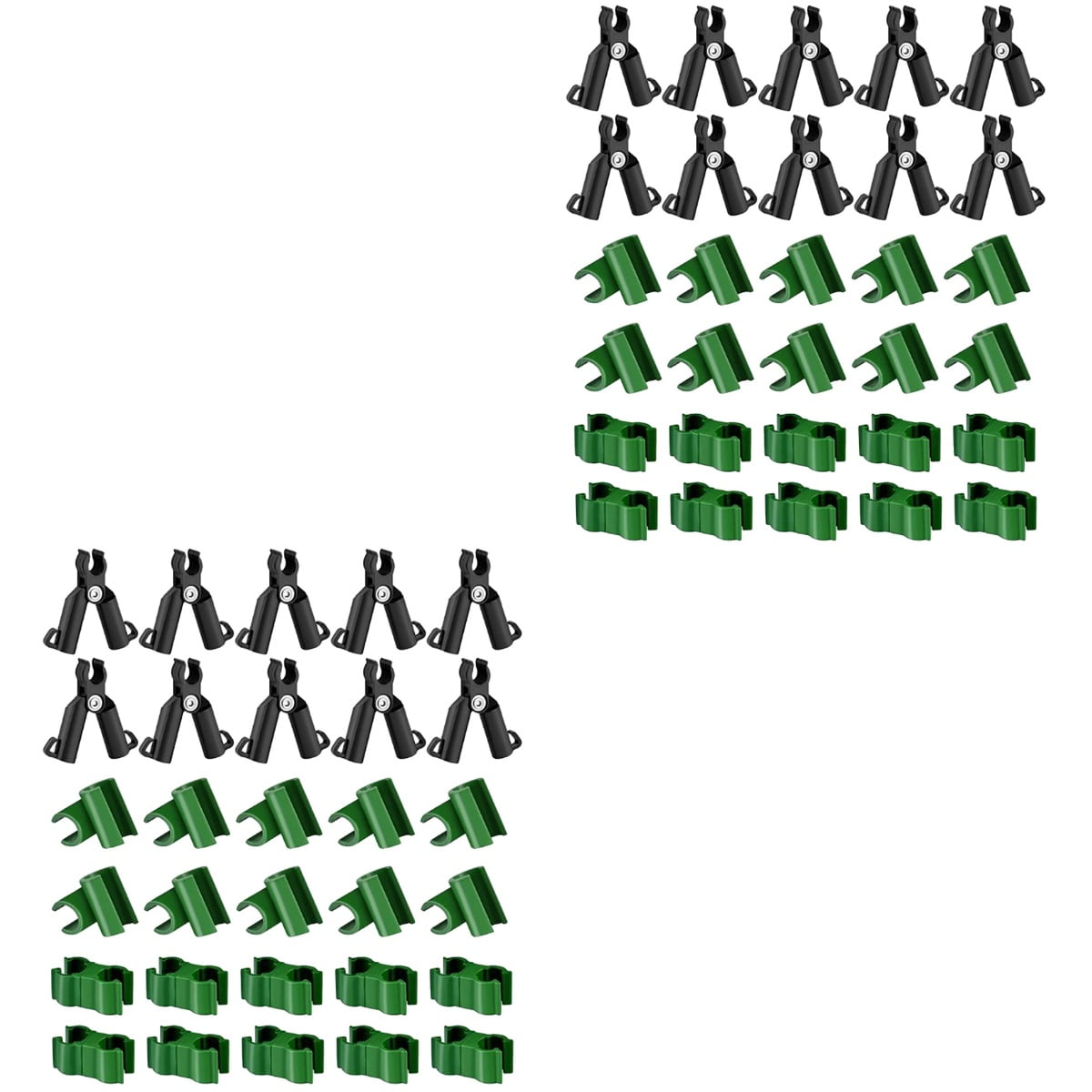 2 Set Plant Connector Clip Support Bracket Green Decor Trellis Garden ...