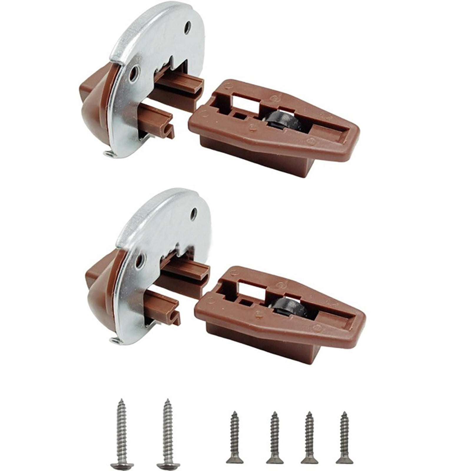 2 Set Plastic Drawer Slides And Guides Drawer Part Undermount/Drawer ...