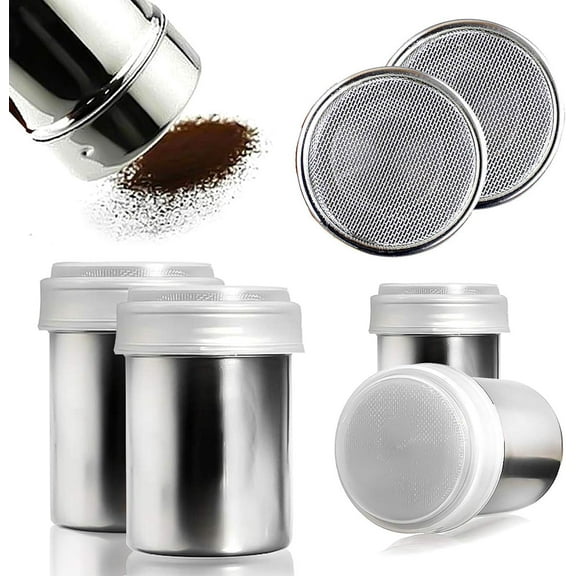 Cinnamon and Sugar Shakers for Home Use with Stylish Designs