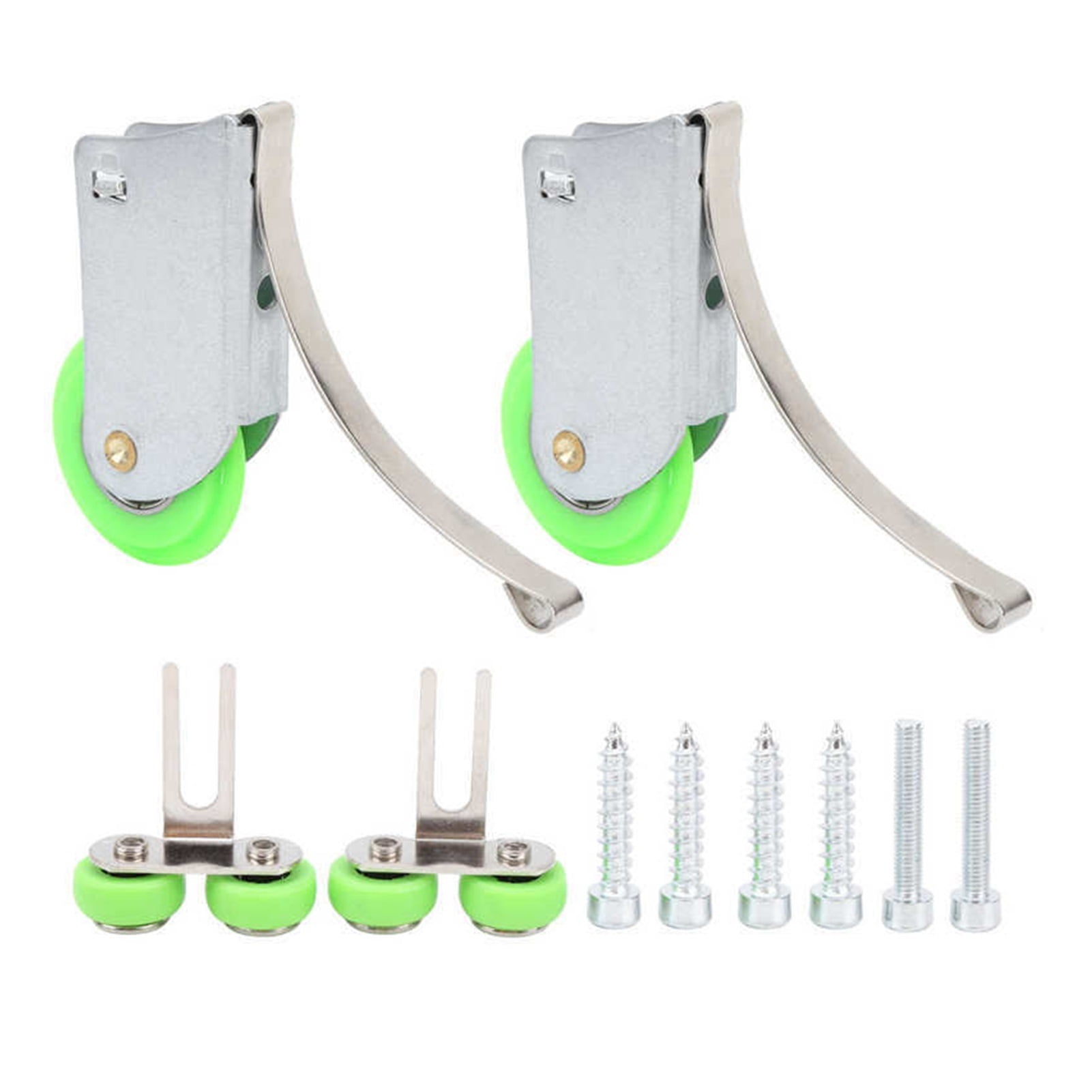 2 Set Pulley Wheel Green Concave-Convex Ti Alloy Partition Pulleys for ...