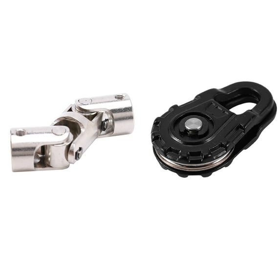 2 Set RC Car Part: 1 Pcs RC Car Winch Tow Rope Snatch Block & 1 Set ...